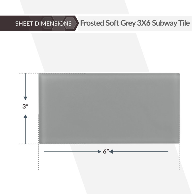 Apollo Tile 6 X 3 Glass Subway Wall Tile Wayfair